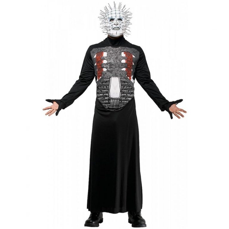 Pinhead Costume - Hellraiser Fancy Dress - Horror Movie Costume