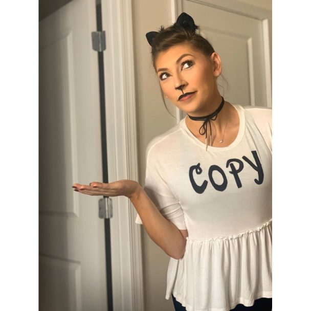 Copy Cat Costume - Easy Last Minute Fancy Dress Ideas