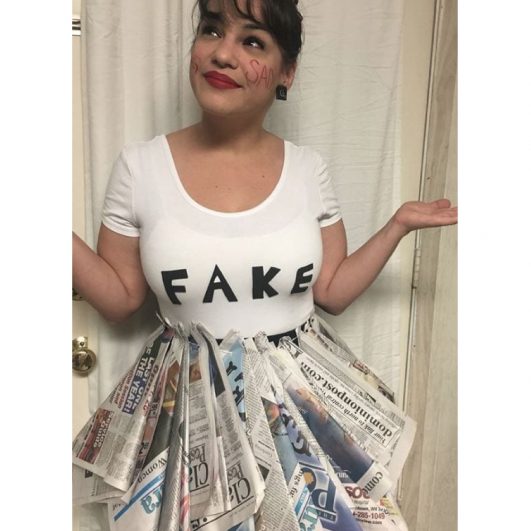 Fake News Costume - East Last Minute Fancy Dress Ideas