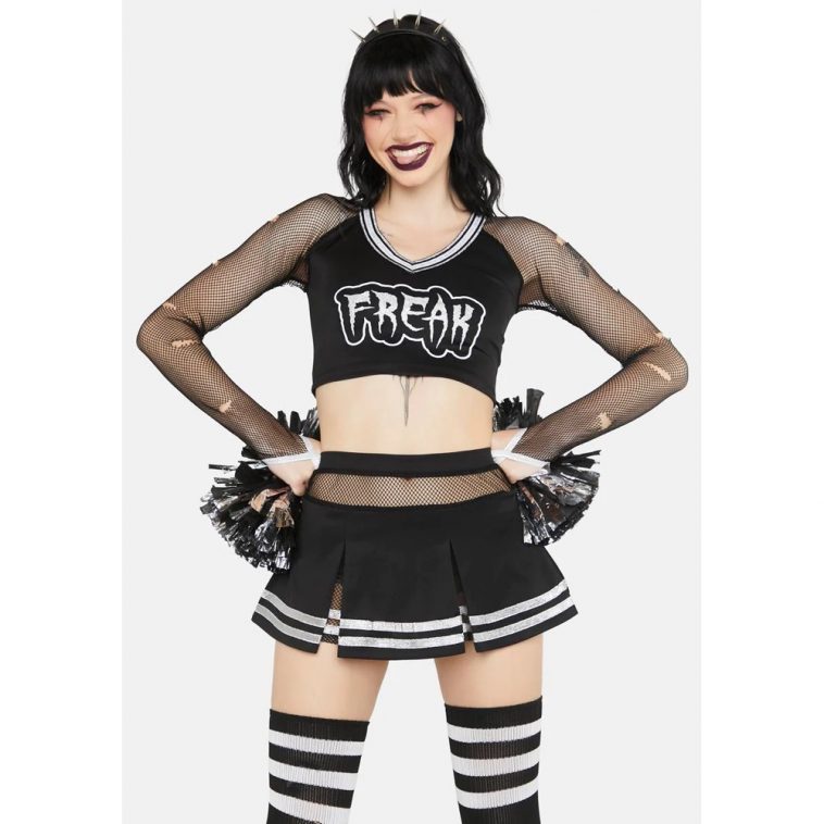 Goth Cheerleader Costume - Cute and Sexy Fancy Dress