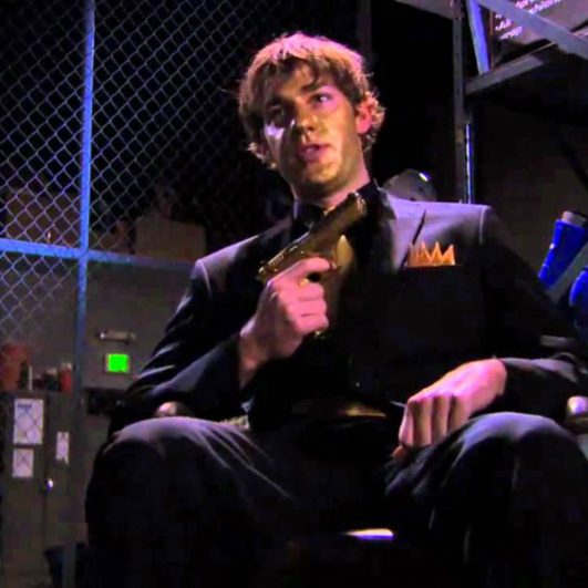 Goldenface Costume - The Office Fancy Dress